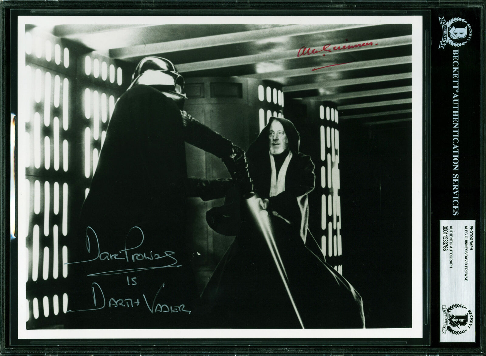 Lot Detail Star Wars Alec Guinness And David Prowse Dual Signed 8 X